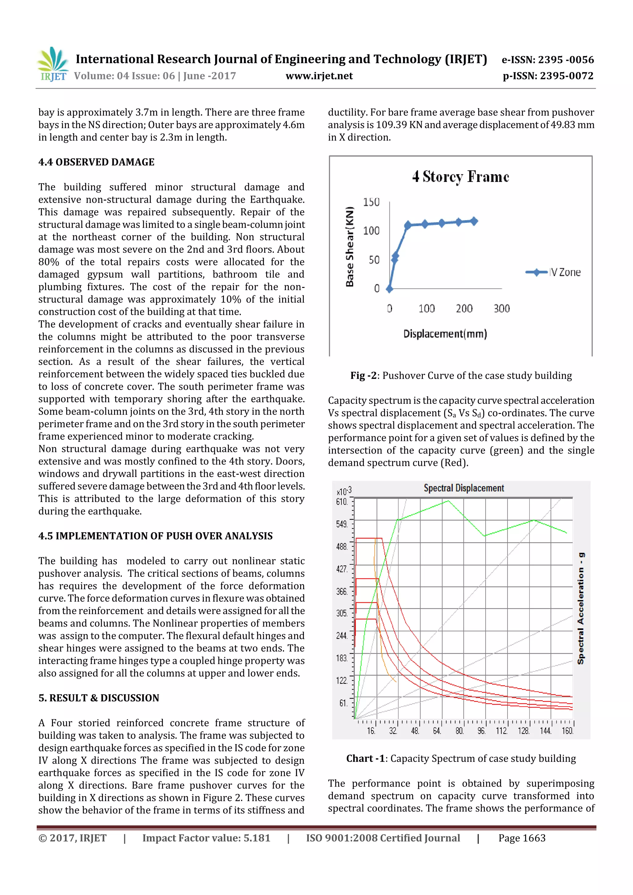 Pushover Analysis for Seismic Assessement of RCC Building | PDF