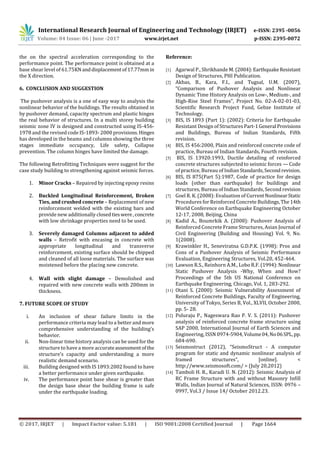 Pushover Analysis for Seismic Assessement of RCC Building | PDF