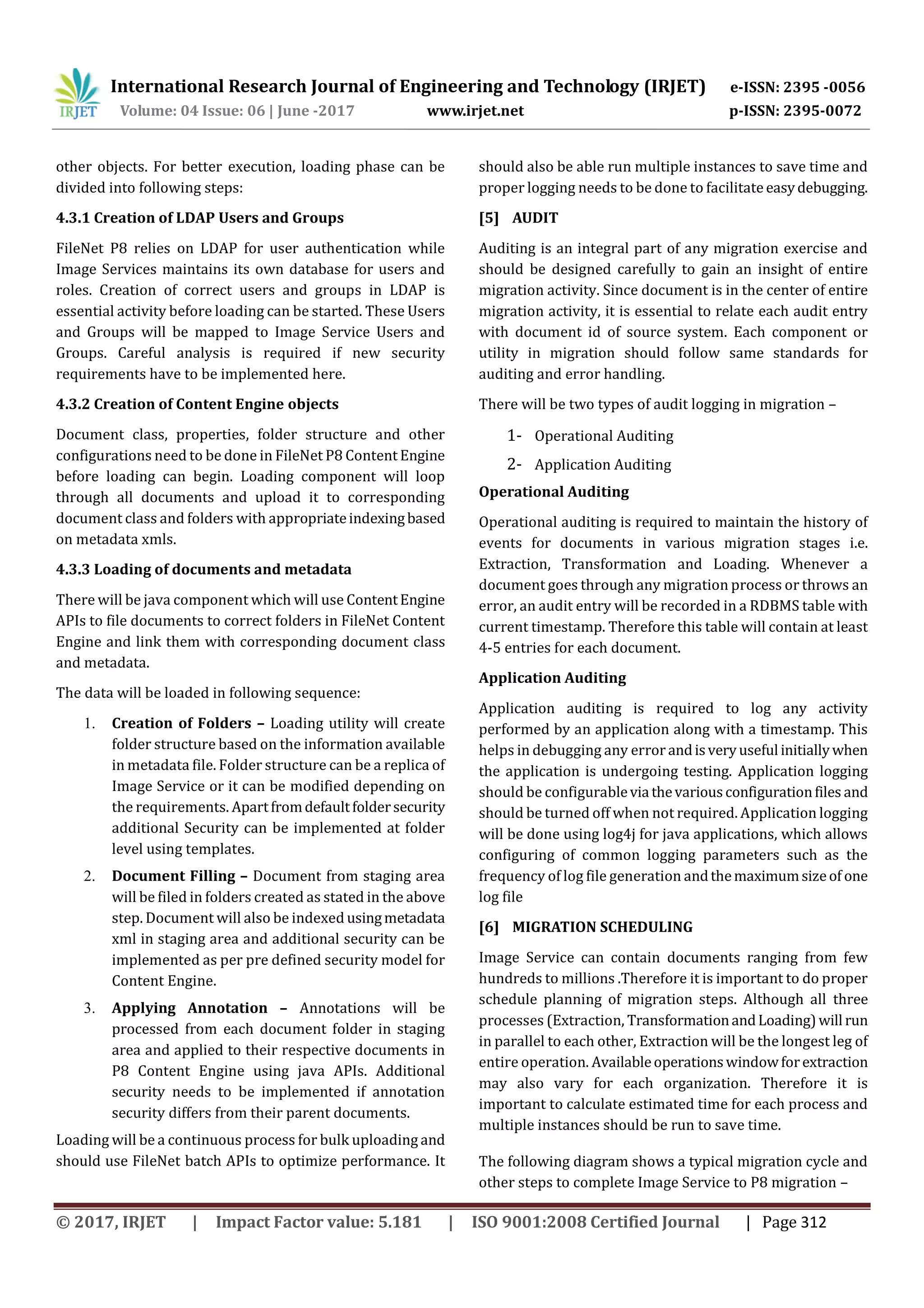 Content Migration -FileNet Image Service to P8 | PDF