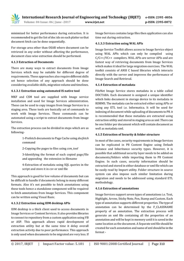 Content Migration -FileNet Image Service to P8 | PDF | Databases ...