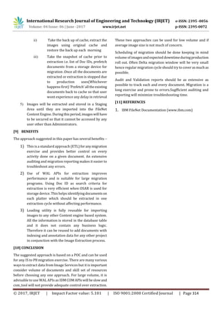 Content Migration -FileNet Image Service to P8 | PDF