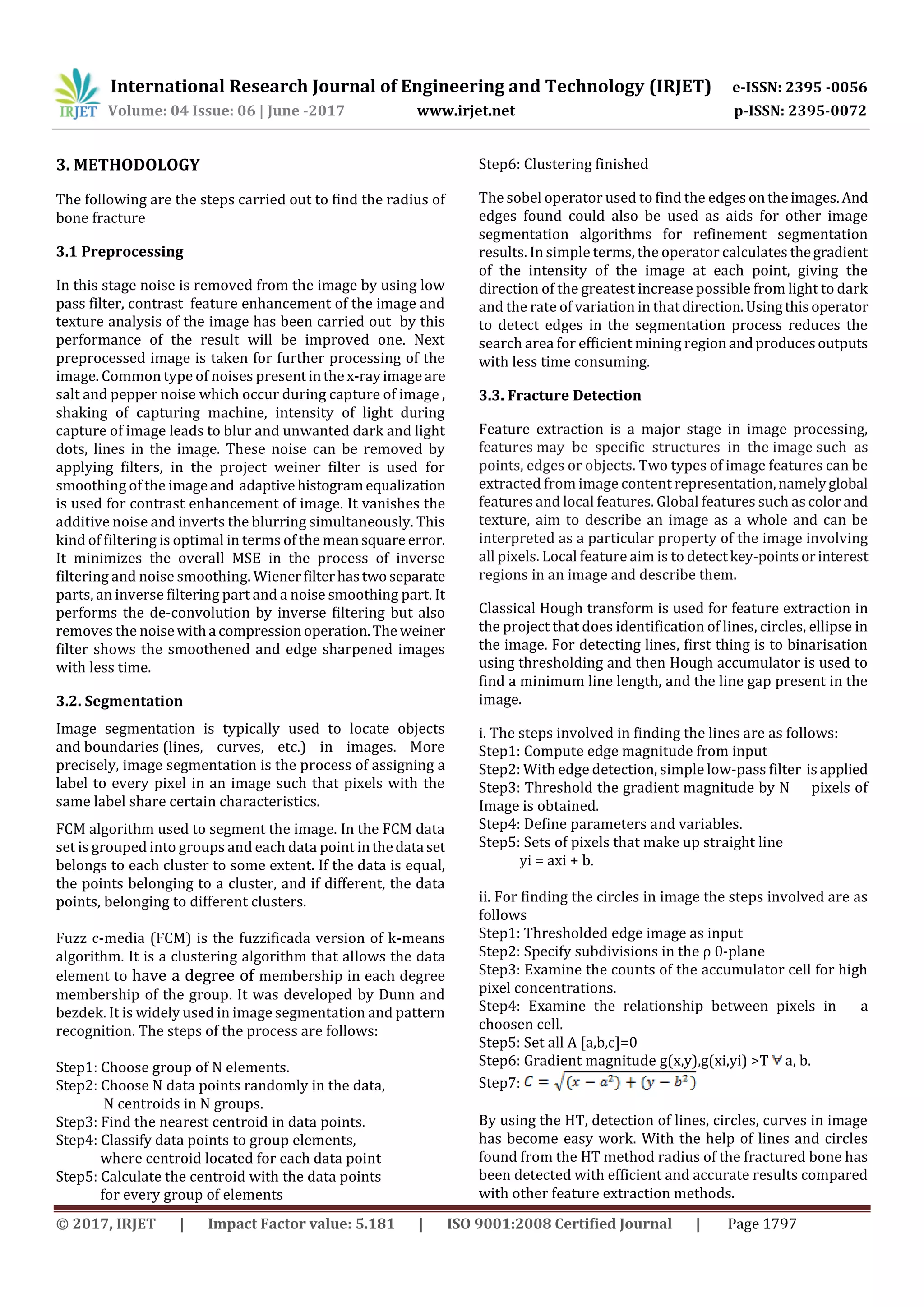 Automatic Detection Of Radius Of Bone Fracture Pdf