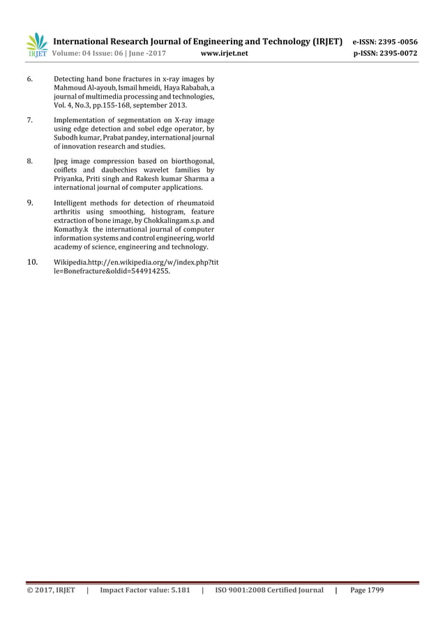 Automatic Detection of Radius of Bone Fracture | PDF
