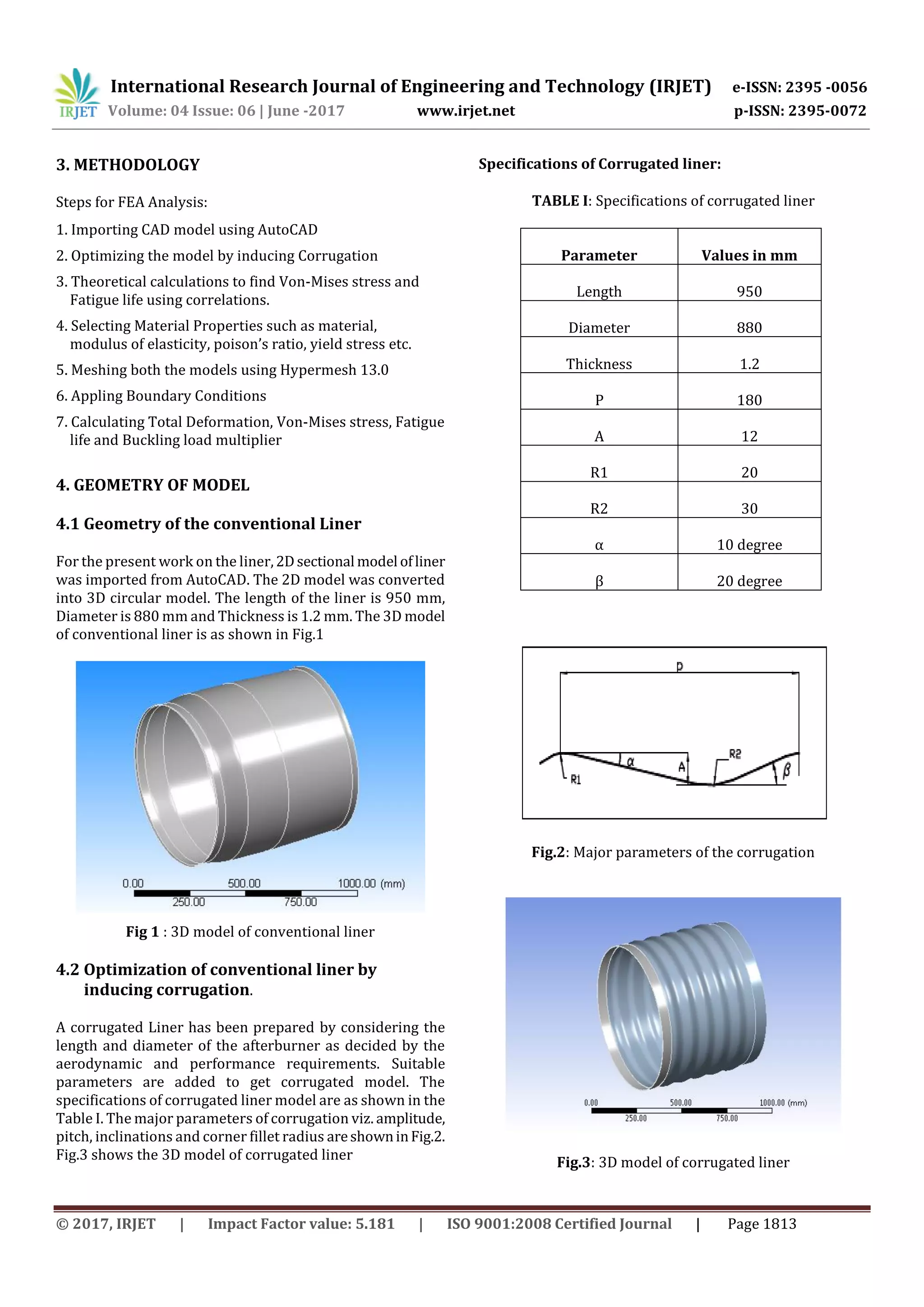 Static Structural, Fatigue and Buckling Analysis of Jet Pipe Liner by ...