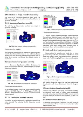 Design & Optimization of Lever Quadrant Assembly for Light Transport ...