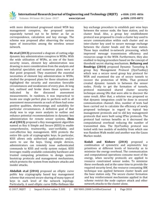 A Paired Key Mechanism for Wirelesslink Security for WSNS | PDF