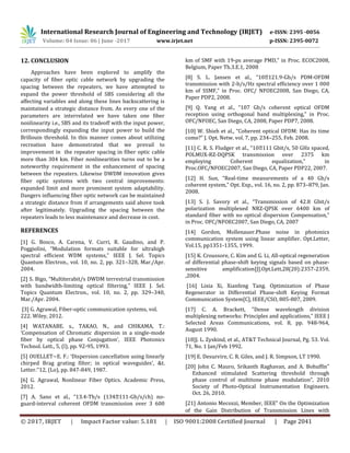 Improvement in Repeater Spacing for Fiber Optic Communication | PDF