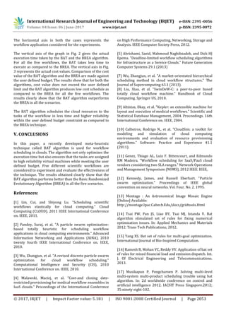 Time and Reliability Optimization Bat Algorithm for Scheduling Workflow in Cloud | PDF | Cloud ...