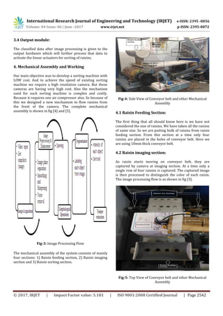 Sorting of Raisins using Computer Vision Approach | PDF