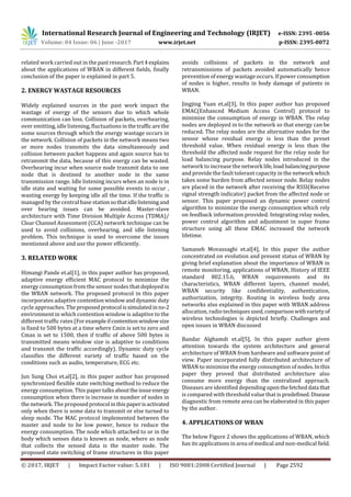 A Survey- Energy Efficient Techniques in WBAN | PDF