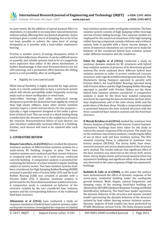 Review on Base Isolated Structures | PDF | Civil Engineering Industry | Industries