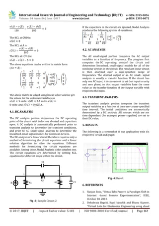Virtual Lab for Electronics | PDF | Computing | Technology & Computing
