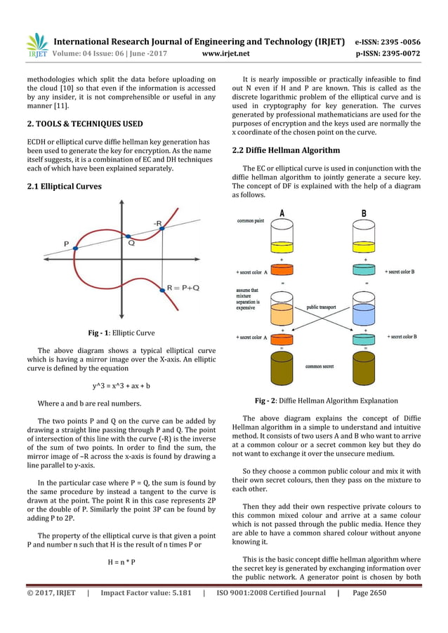 Improving Cloud Efficiency using ECDH, AES & Blowfish Algorithms | PDF | Cloud Computing | Internet