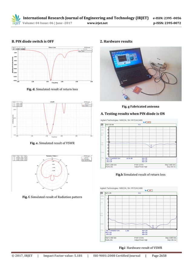 Design and Implementation of Reconfigurable Antenna | PDF