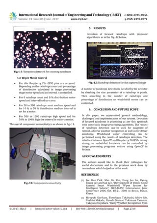 Development of Computer Vision based Windshield Wiper Control System ...