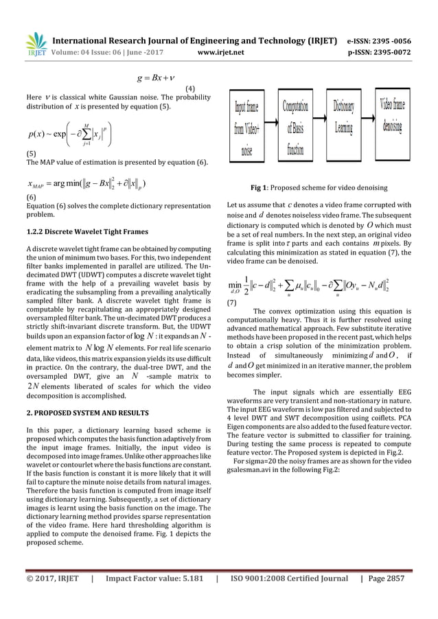 Video Denoising Using Transform Domain Method Pdf 