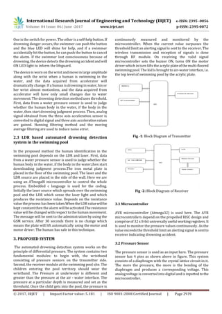 Automated Drowning Detection and Security in Swimming Pool | PDF