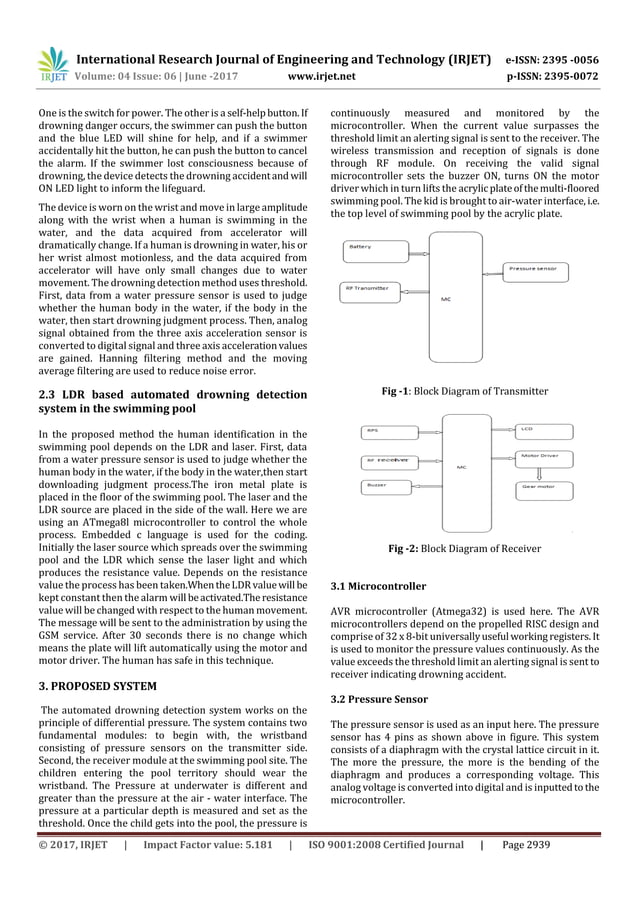 Automated Drowning Detection and Security in Swimming Pool | PDF