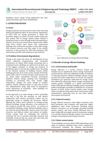 Concept and Method for Energy Efficient Building: an Overview | PDF