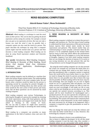 Mind Reading Computers | PDF | Brain and Nervous System Disorders | Diseases and Conditions