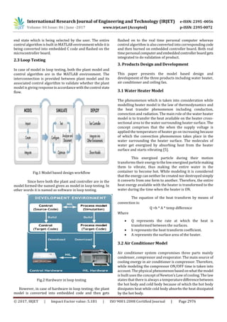 Model Based Embedded Control System Design for Smart Home | PDF