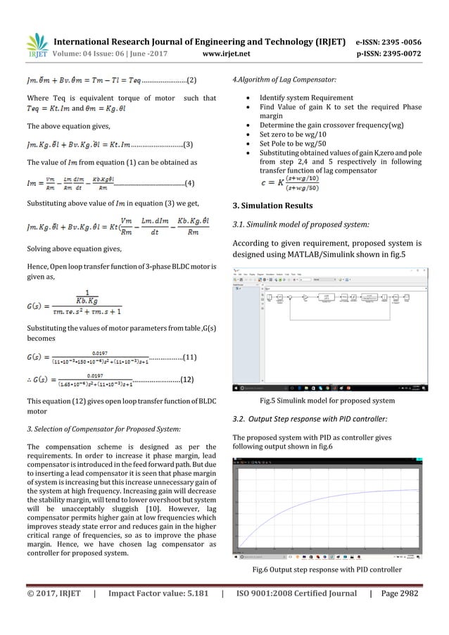 Mathematical Modelling and Simulation of Compensator for Dynamical System | PDF | Radio Control ...