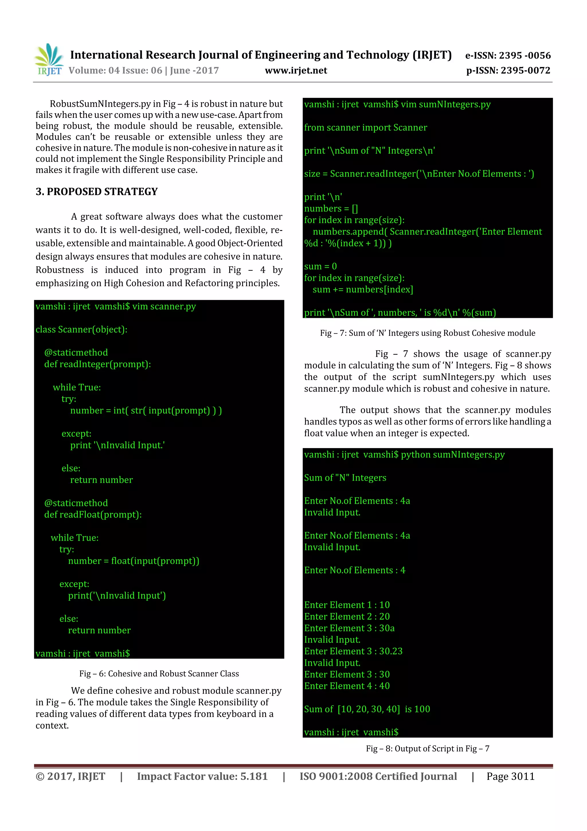 Refactoring for High Cohesiveness in Designing Robust Python Modules | PDF Refactoring for High Cohesiveness in Designing Robust Python Modules | PDF