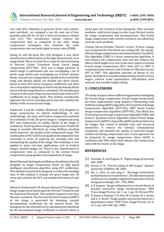 Review of Diverse Techniques Used for Effective Fractal Image Compression | PDF