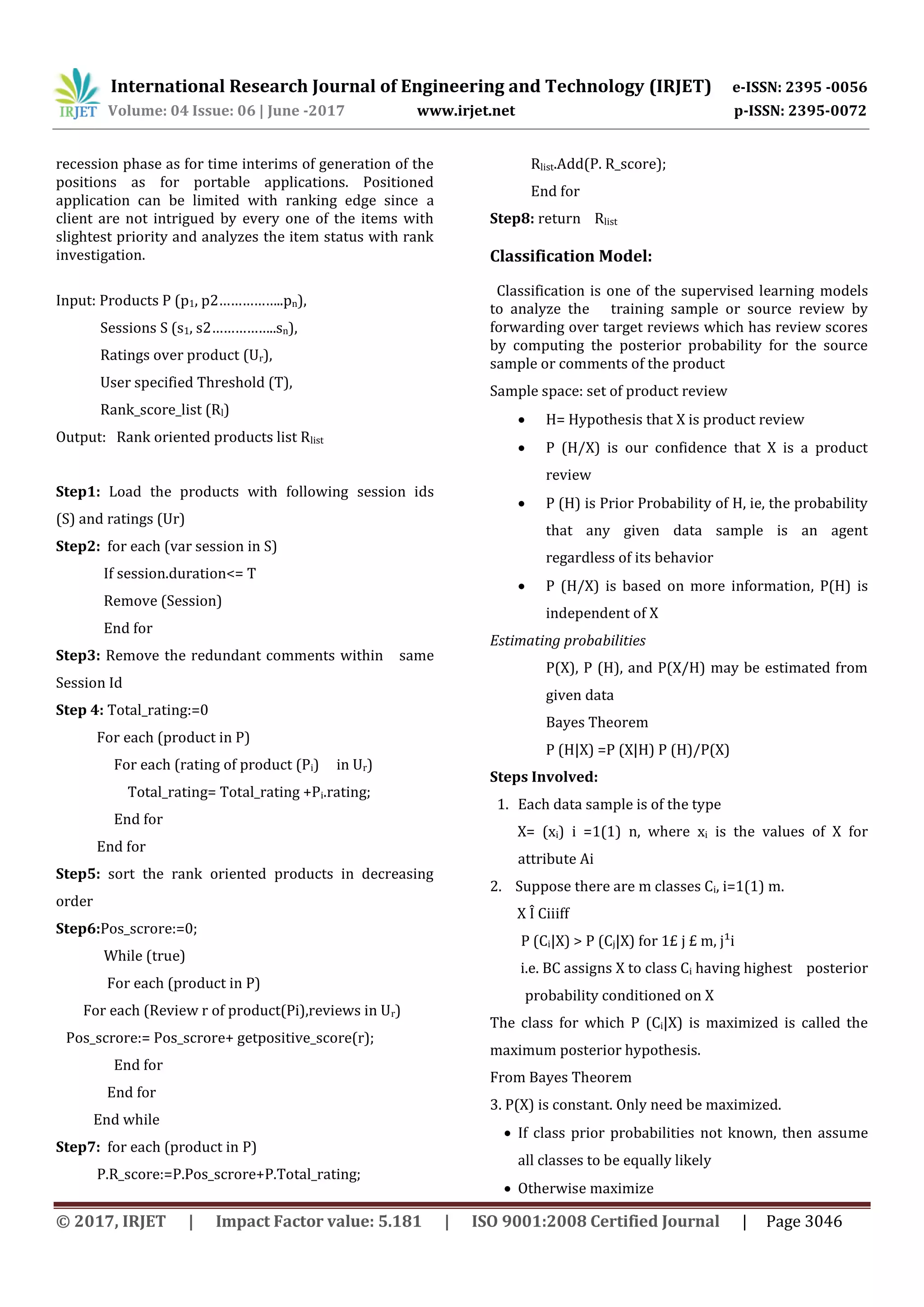 Empirical Model of Supervised Learning Approach for Opinion Mining | PDF