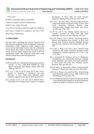 Empirical Model of Supervised Learning Approach for Opinion Mining | PDF