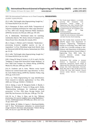 An Stepped Forward Security System for Multimedia Content Material for Cloud Computing | PDF