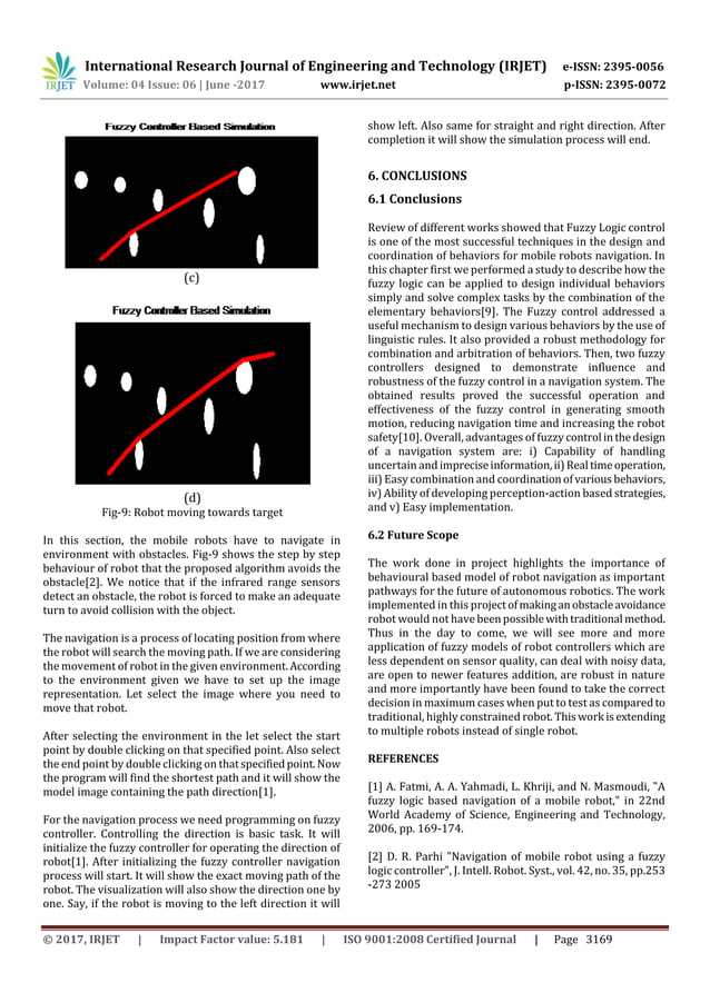 IRJET-Fuzzy Logic Based Path Navigation for Robot using Matlab | PDF