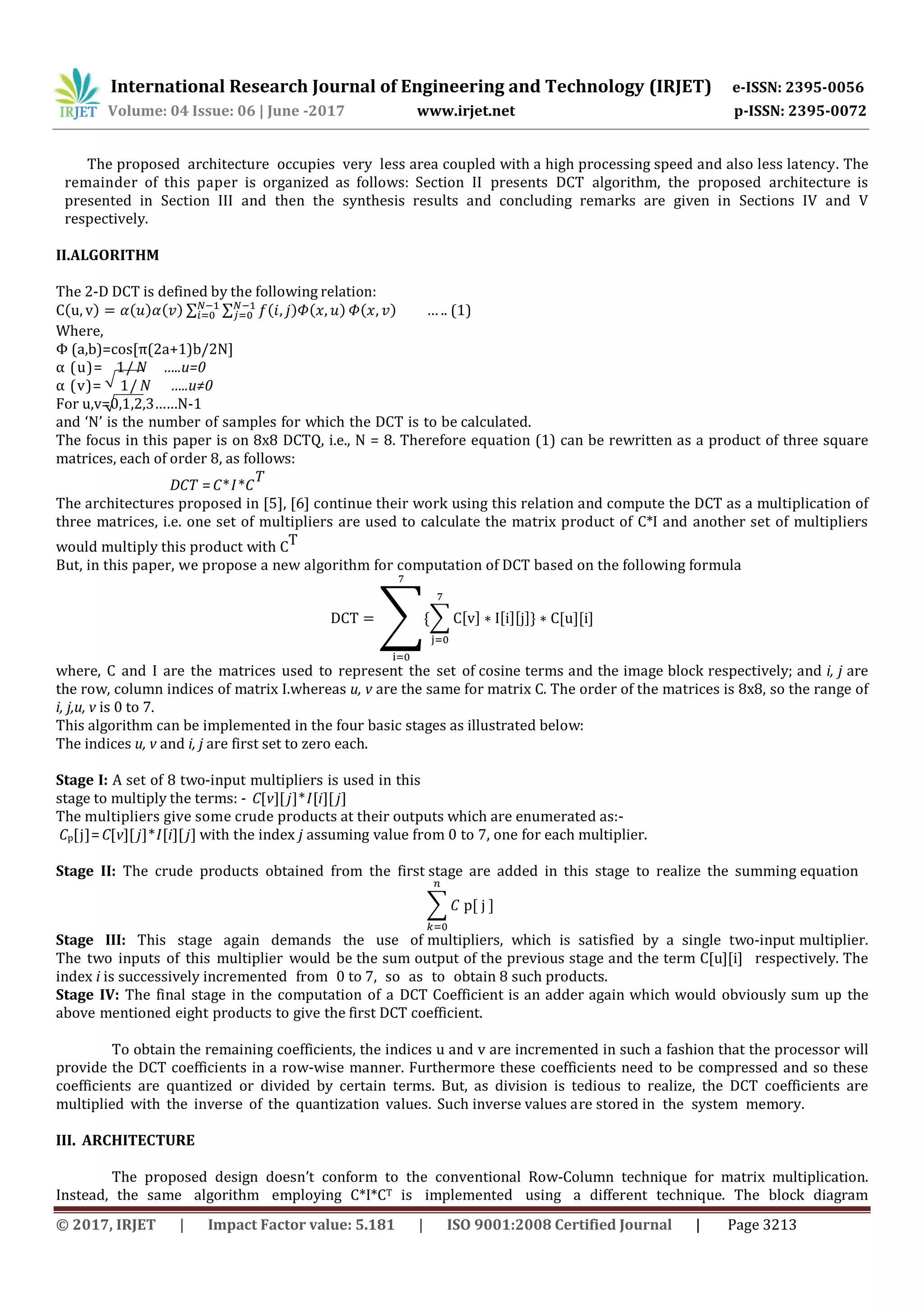 Iiirjet Implementation Of Image Compression Algorithm On Fpga Pdf 