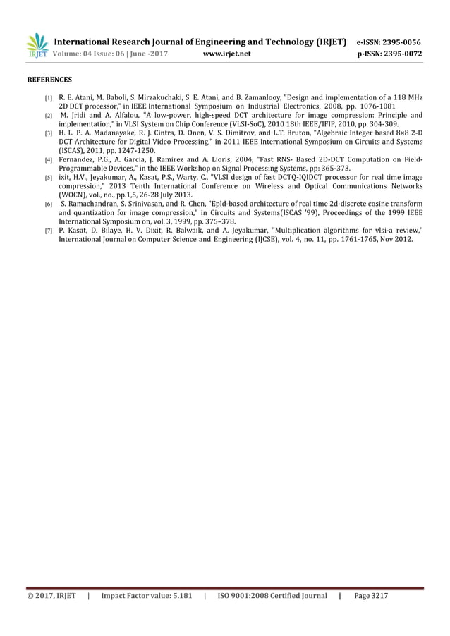 Iiirjet Implementation Of Image Compression Algorithm On Fpga Pdf