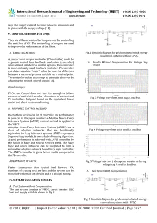 IRJET-Power Quality Improvement in Grid Connected Wind Energy ...