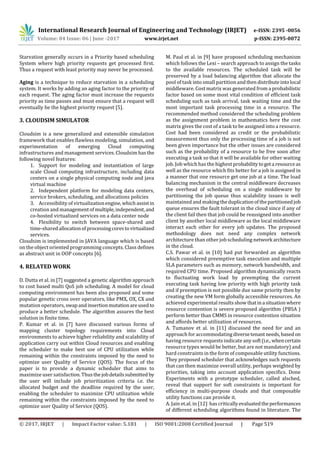 A Novel Dynamic Priority Based Job Scheduling Approach for Cloud Environment | PDF