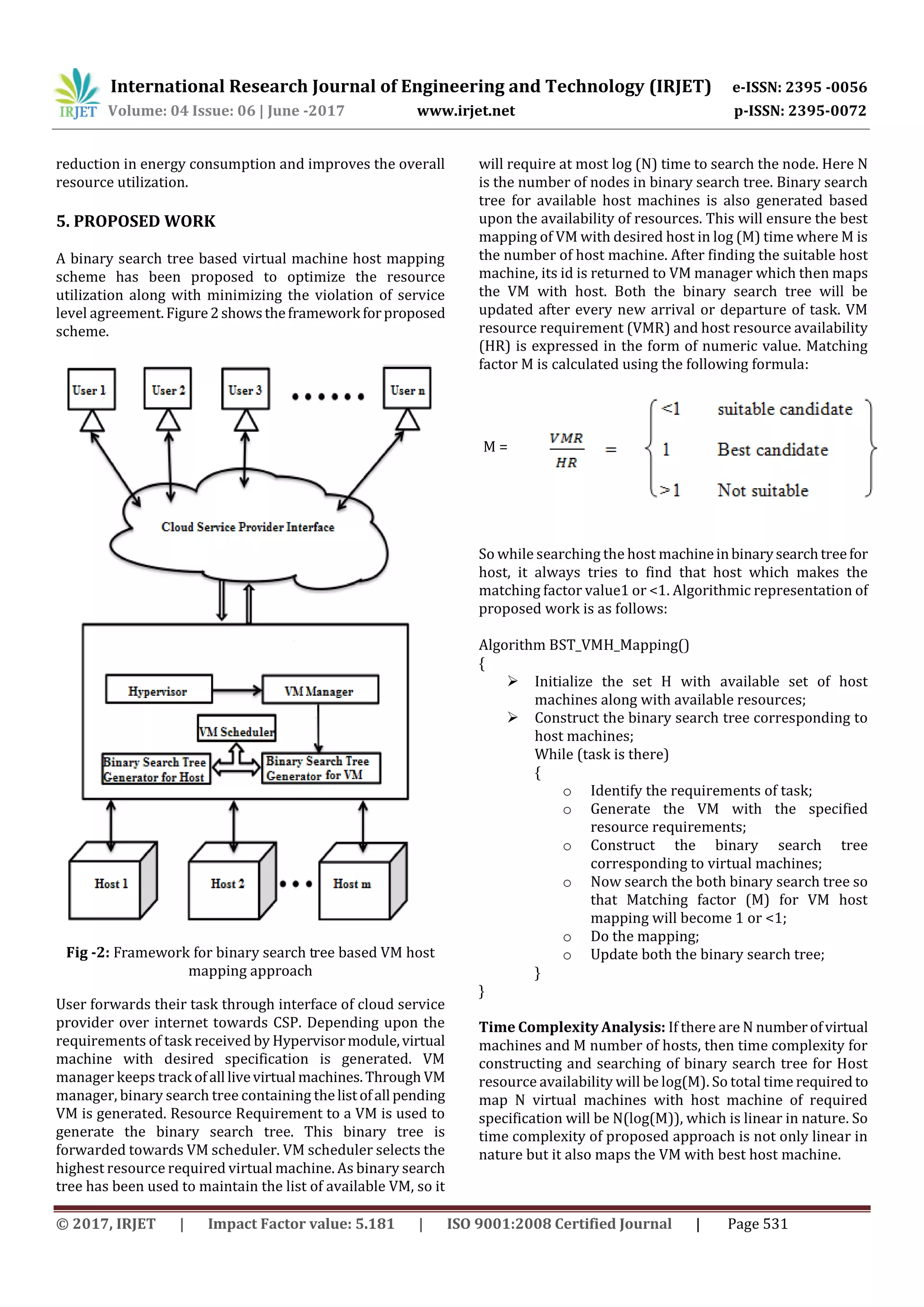 Load Balancing in Cloud Computing Through Virtual Machine Placement | PDF