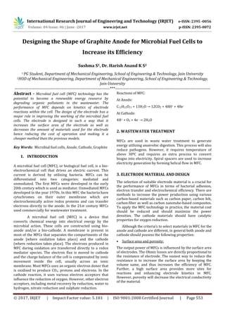Designing the Shape of Graphite Anode for Microbial Fuel Cells to ...