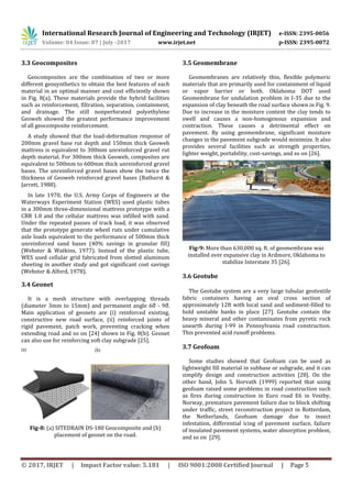 Application of Geosynthetics in Pavement Design | PDF