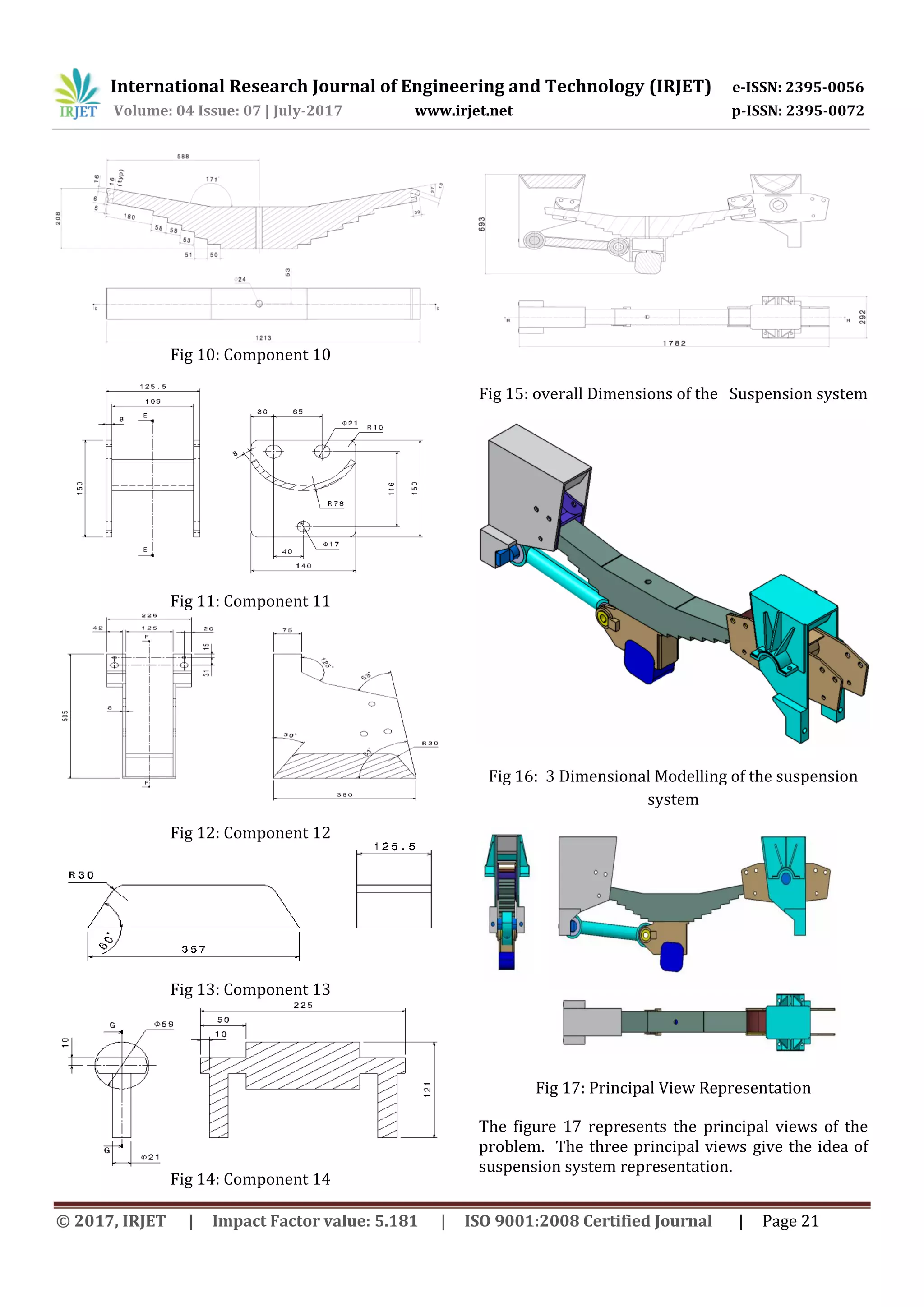 Design Optimization of Front Suspension System of a Heavy Truck using Finite Flement Analysis | PDF