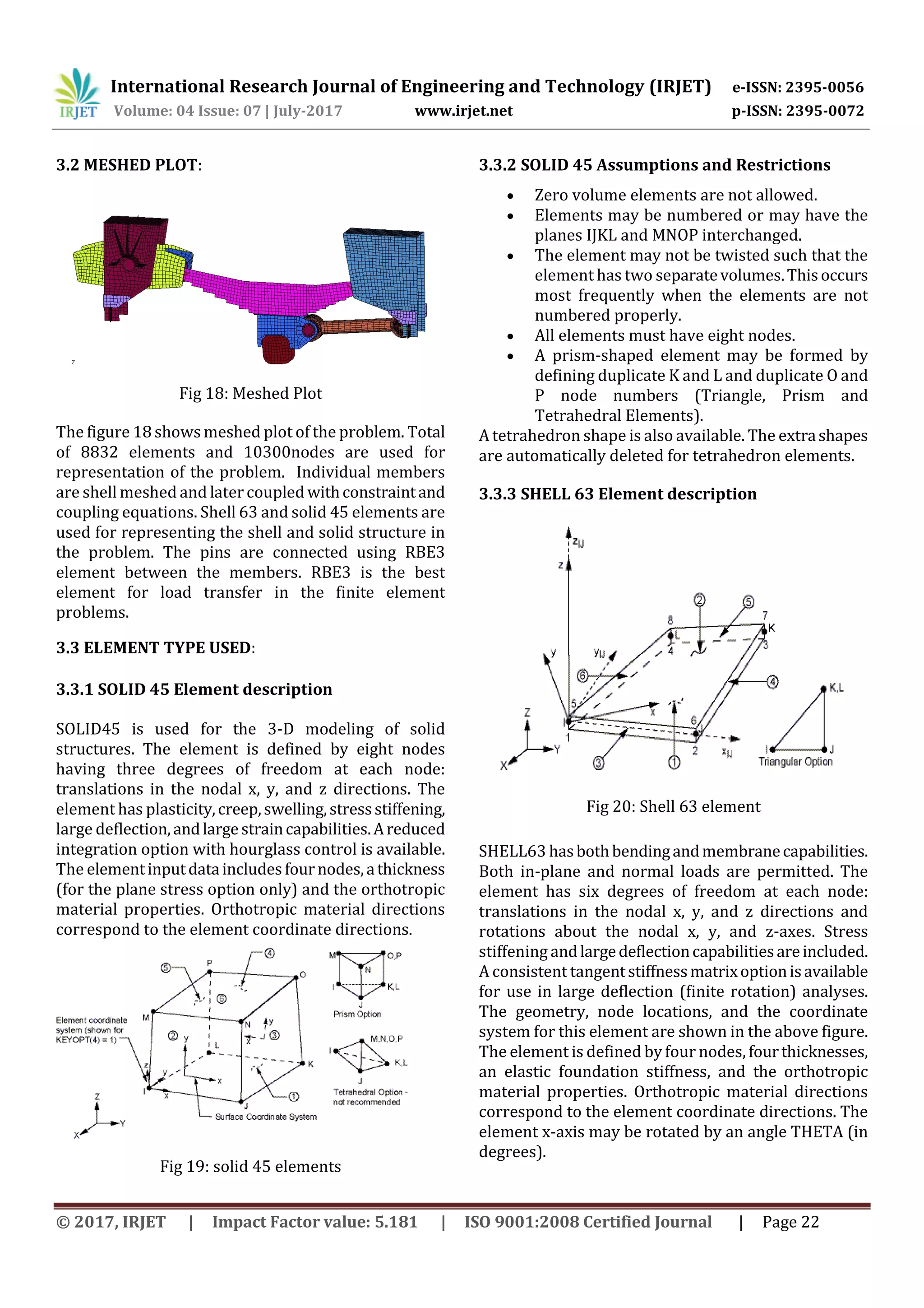 Design Optimization of Front Suspension System of a Heavy Truck using Finite Flement Analysis | PDF