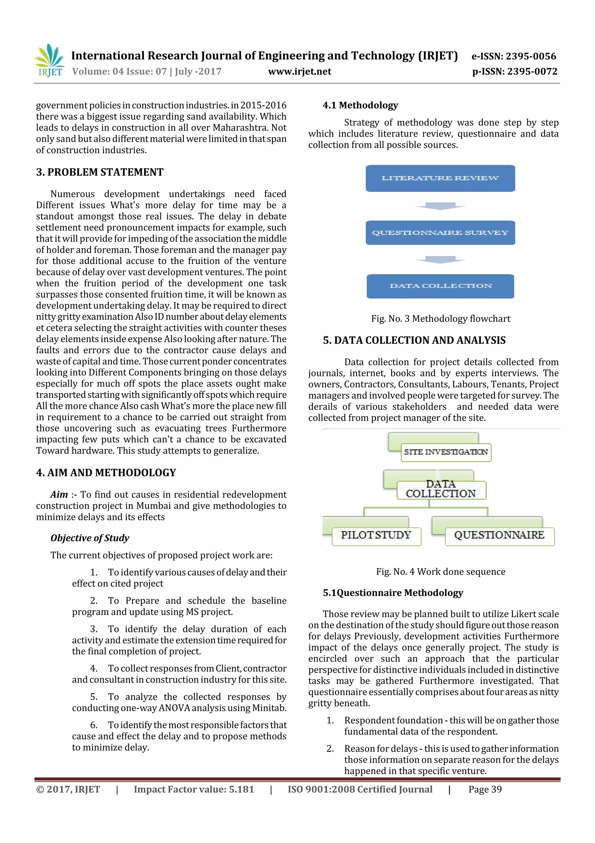 Delay Analysis in Construction of Redevelopment Residential Project | PDF