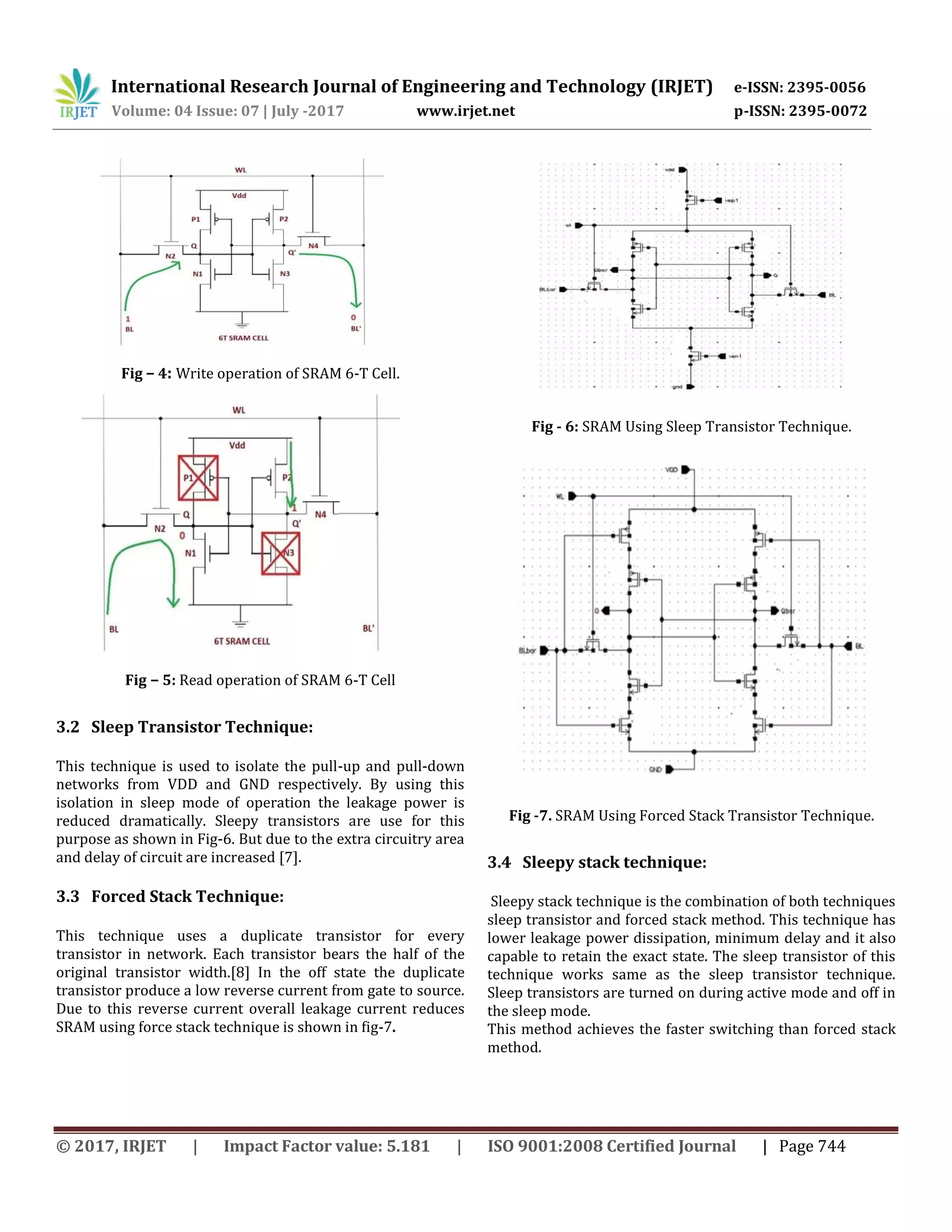 Different Leakage Power Reduction Techniques in SRAM Circuits : A State-of-the-Art Review | PDF