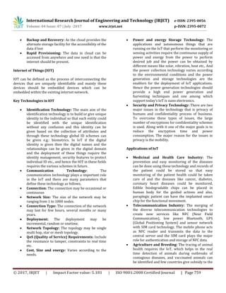 Control on Remote Sensing Network using Cloud Computing Services | PDF | Internet of Things ...