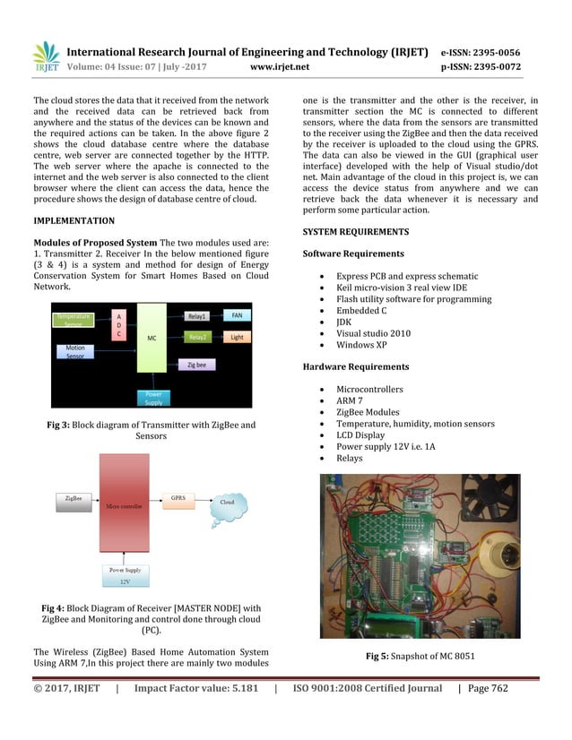 Control on Remote Sensing Network using Cloud Computing Services | PDF