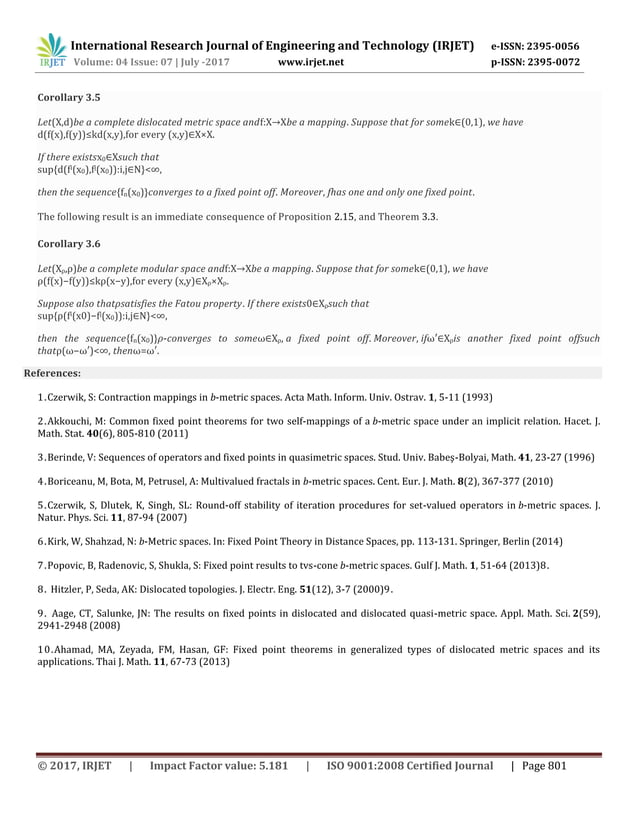 A Generalized Metric Space And Related Fixed Point Theorems Pdf