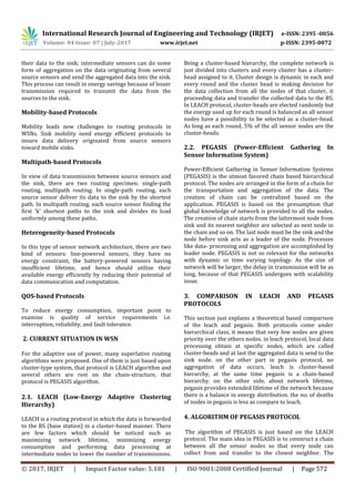 Energy Efficient PEGASIS Routing Protocol in Wireless Sensor Network | PDF | Internet of Things ...