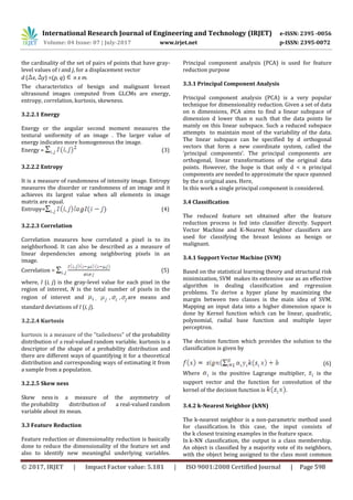 Breast Cancer Detection and Classification using Ultrasound and Ultrasound Elastography Images | PDF
