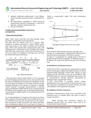 Implementation and Validation of K Line (ISO 9141) Protocol for ...