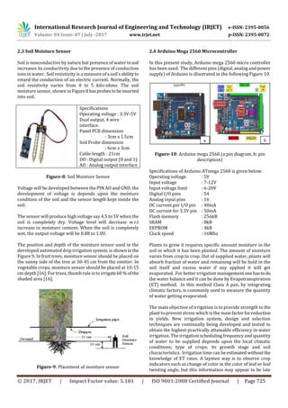 Solar Powered Automatic Drip Irrigation System (SPADIS) using Wireless Sensor Network Technology ...